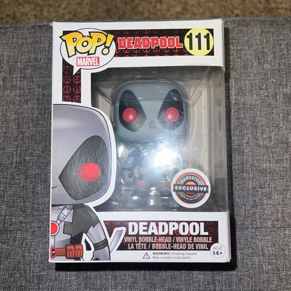 Funko | Other | Funko Red And Gray Deadpool Figure Exclusive | Poshmark